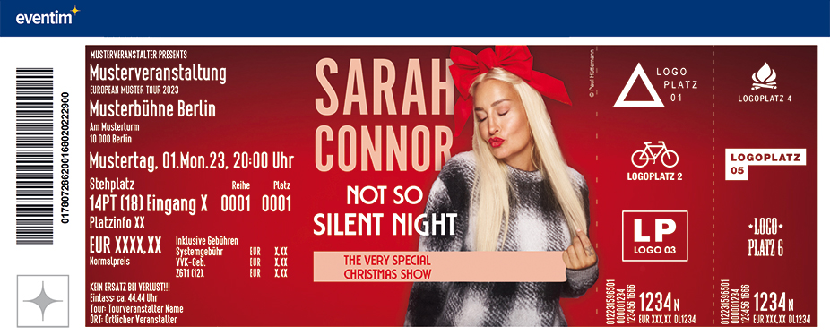 Sarah Connor entrancetickets – getgo.de – Sarah Connor Tour