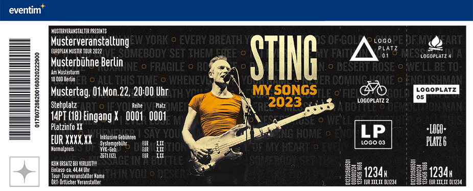 Sting Tickets – getgo.de Sting Tour
